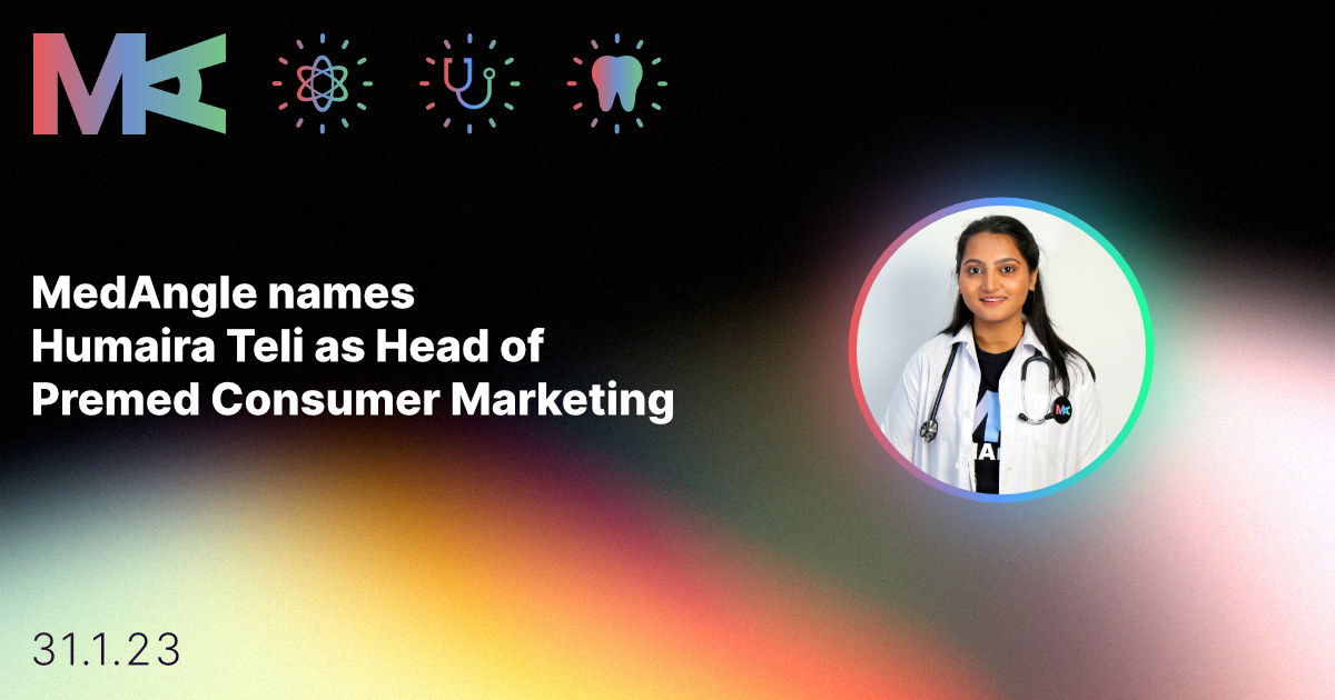 MedAngle promotes Humaira Teli to Head of Premed Consumer Marketing